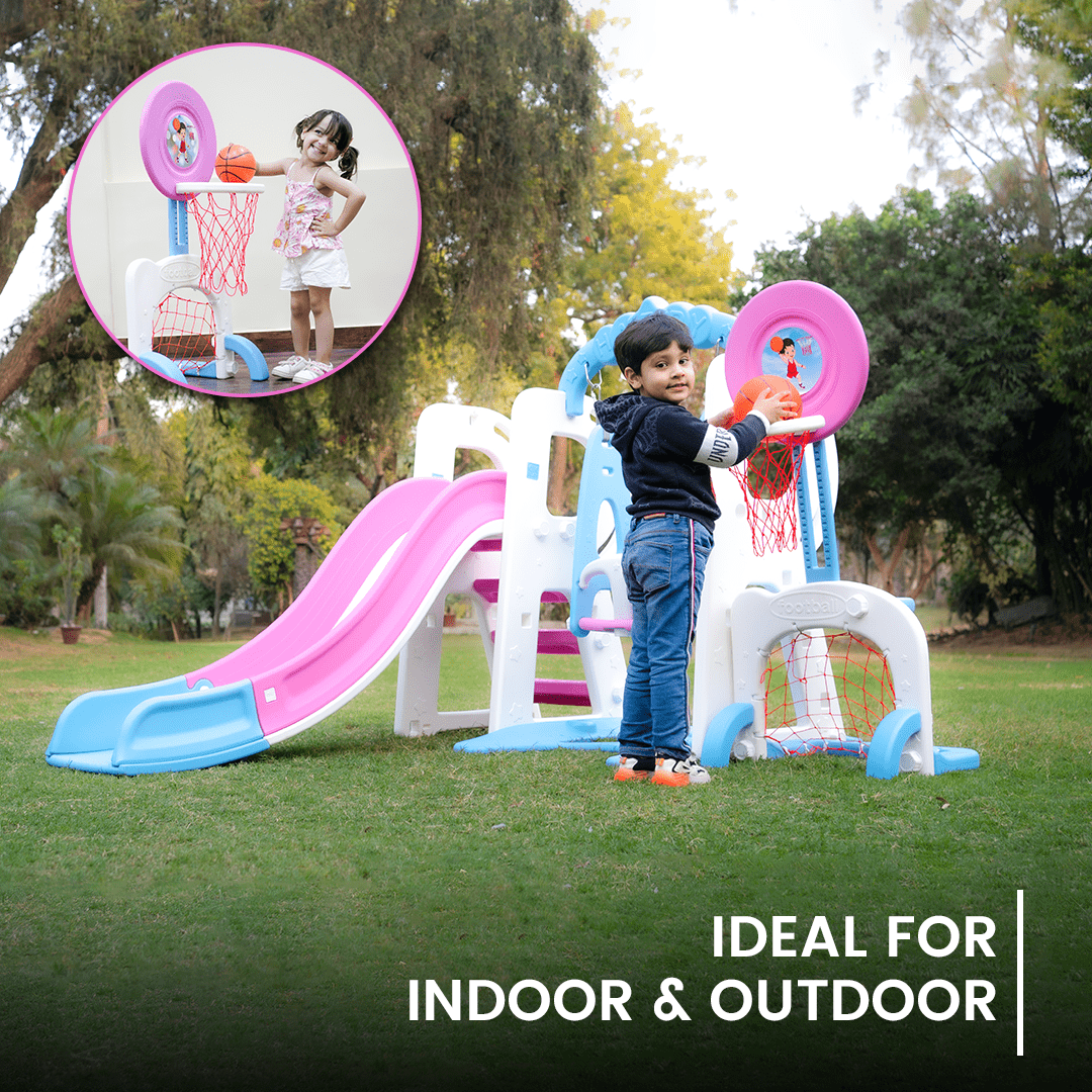 5 in 1 SWING-SLIDE PLAYGROUND COMBO FOR KID’S – KODOMO