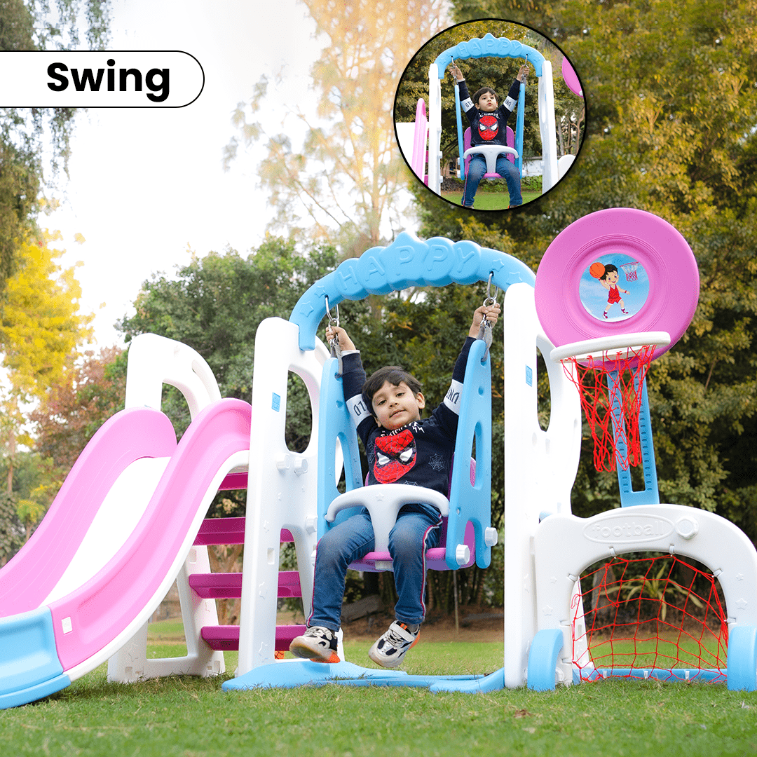 5 in 1 SWING-SLIDE PLAYGROUND COMBO FOR KID’S – KODOMO